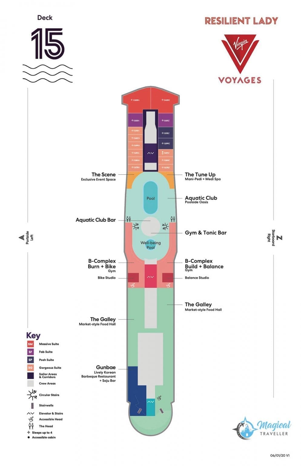 Resilient Lady Deck Plan: A Comprehensive Deck-by-Deck Tour | Magical ...