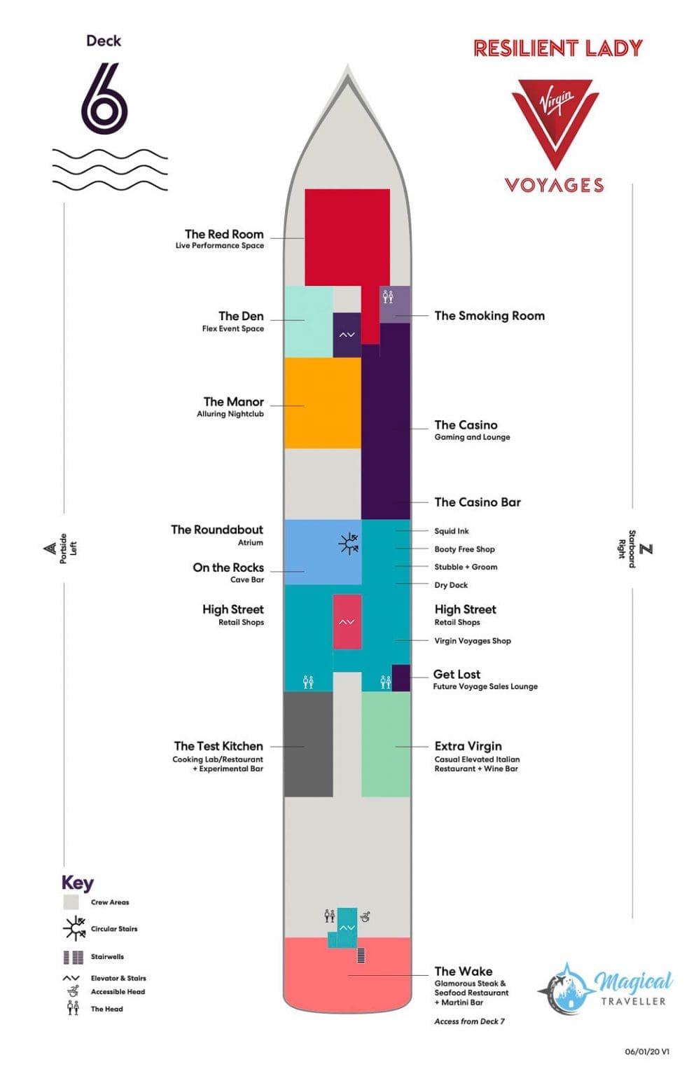Resilient Lady Deck Plan: A Comprehensive Deck-by-Deck Tour | Magical ...