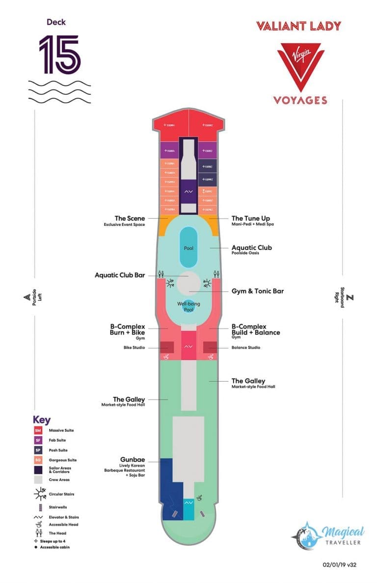 Valiant Lady Deck Plan: A Comprehensive Deck-by-Deck Tour | Magical ...
