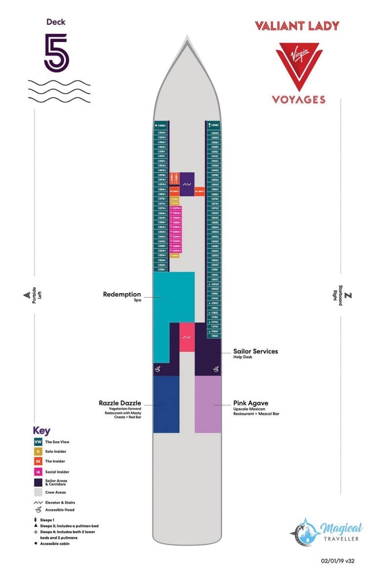 Valiant Lady Deck Plan: A Comprehensive Deck-by-Deck Tour | Magical ...