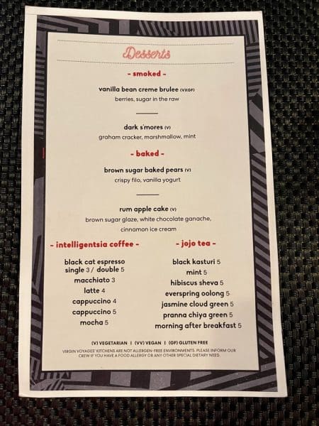 Our Honest Razzle Dazzle Review on Virgin Voyages (With Menus & Insider ...